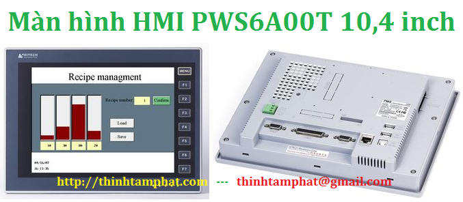 Màn hình cảm ứng HMI Hitech HMI PWS6A00T series - Thịnh Tâm Phát